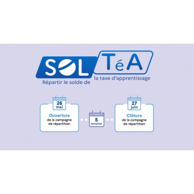 Solde de la taxe d'apprentissage : SoltéA ouvre le 26 mai